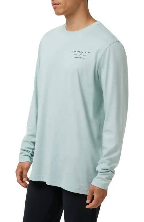 Travis Mathew Tidal Treasure Long Sleeve Cotton Graphic T-shirt