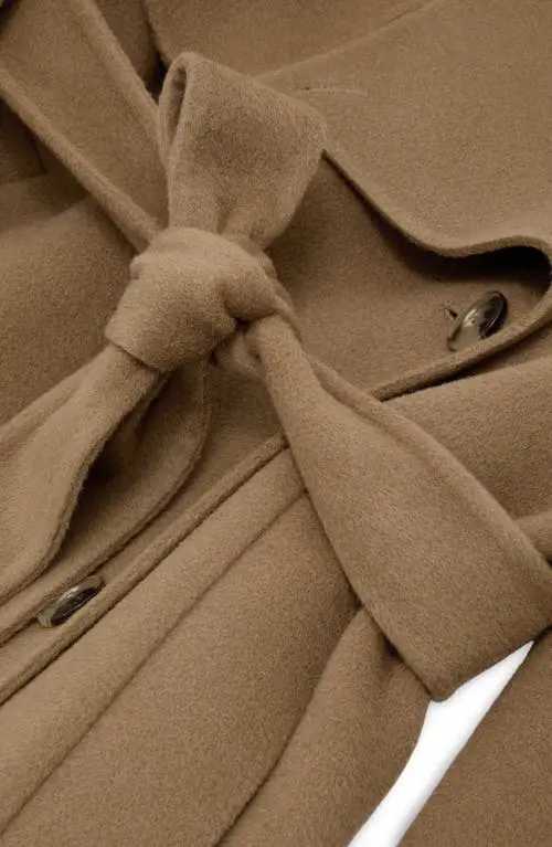 REISS Arlo Double Breasted Wool Blend Coat