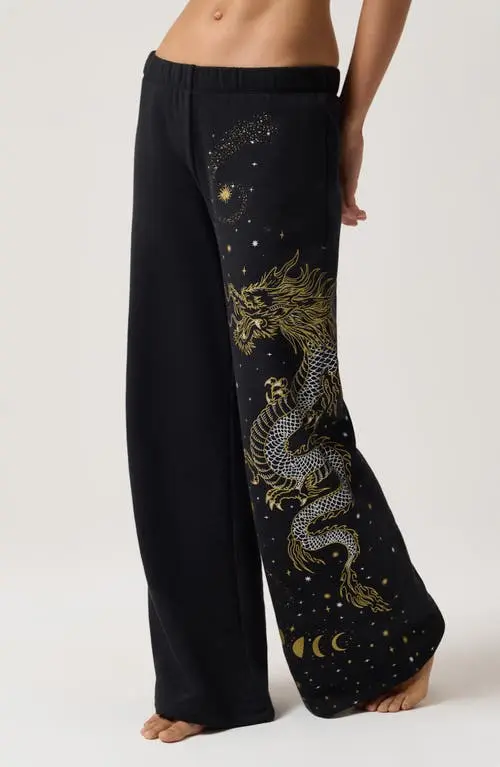 Spiritual Gangster Dream Dragon Nicks Wide Leg Pants