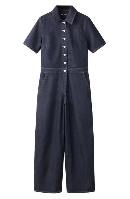 Mango Denim Jumpsuit