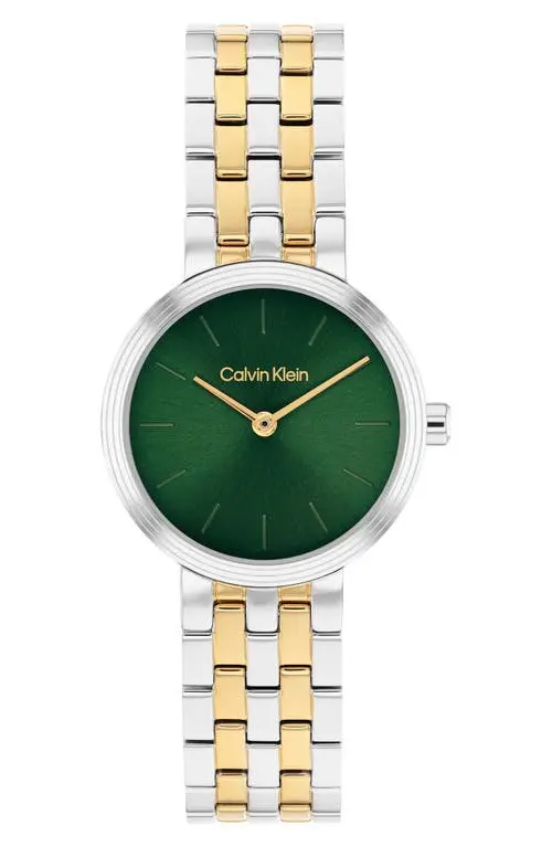 Calvin Klein Forme Bracelet Watch - Green