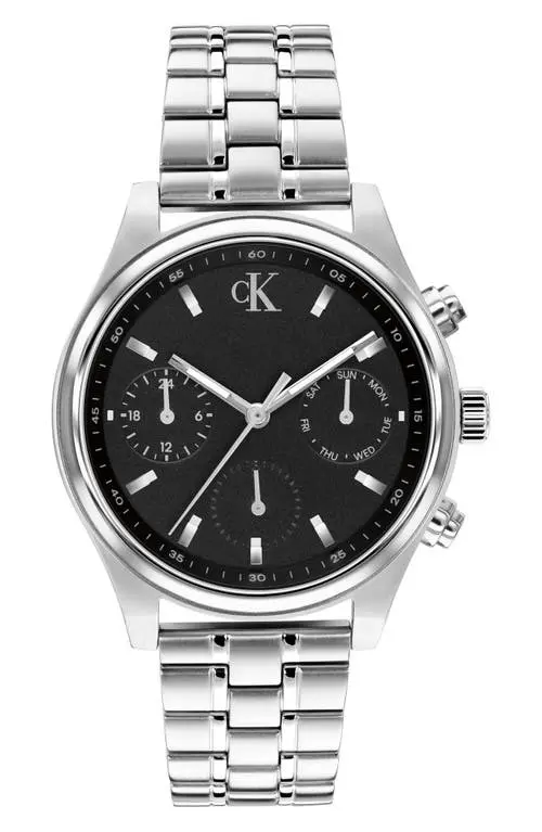 Calvin Klein Modern Vintage Quartz Bracelet Watch - Black