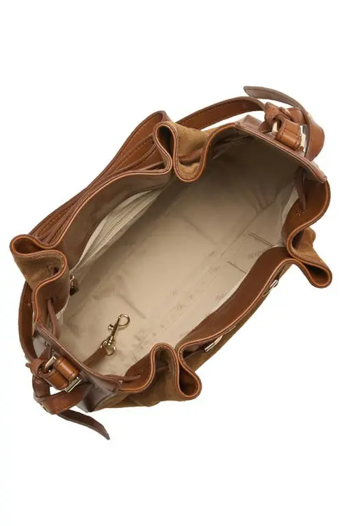 Brahmin Marge Leather Crossbody Bag - Tan