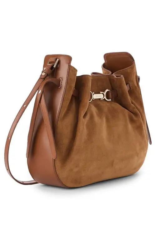 Brahmin Marge Leather Crossbody Bag - Tan