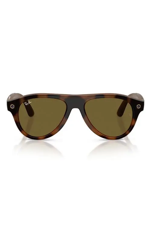 Ray-ban Meta Gen 3 Aviator 54mm Sunglasses - Havana/b15