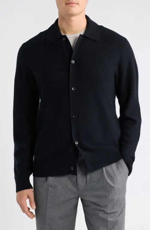 Nordstrom Lux Cashmere Cardigan Sweater - Black