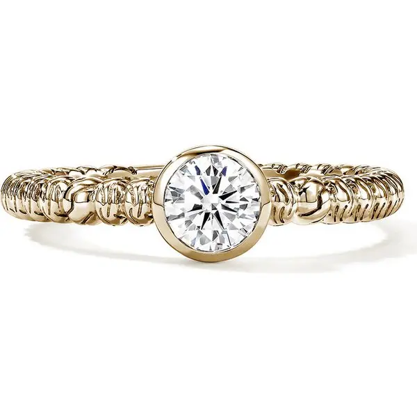 John Hardy Jh Lovestruck 14k Lab Grown Diamond Ring - Gold