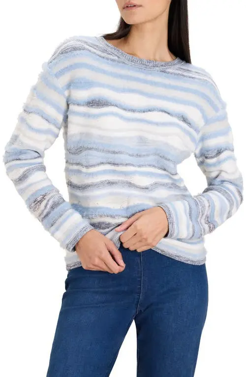 NIC+ZOE Odyssey Mix Sweater - Blue Multi