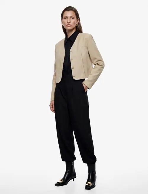 Koton High Rise Tailored Harem Pants