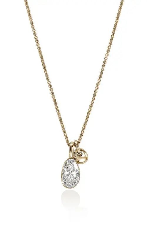 John Hardy Jh Lovestruck 14k Lab Grown Diamond Charm Necklace - Gold