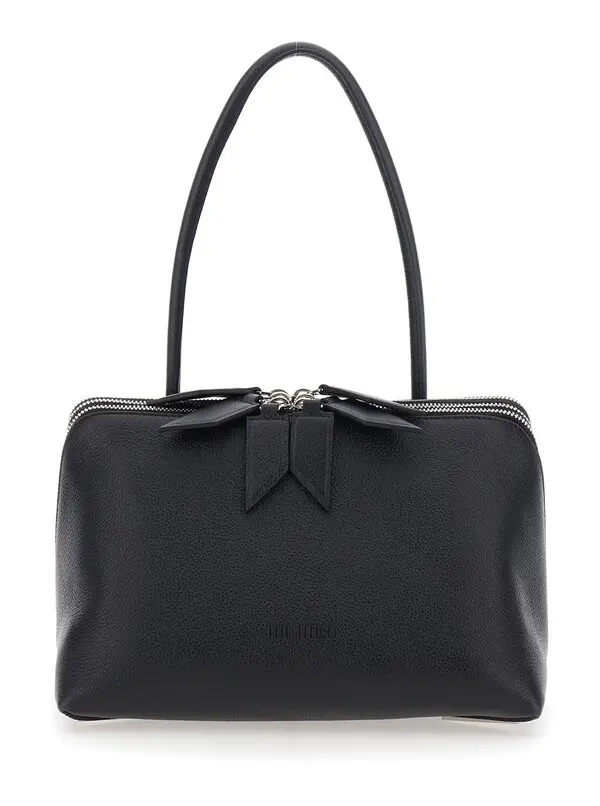 Attico L'altra Di Milano Grained Leather - Black