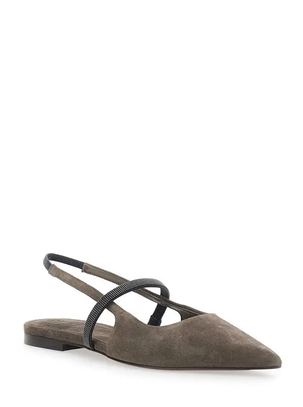 Brunello Cucinelli Sca Scarpe Ballet Flats