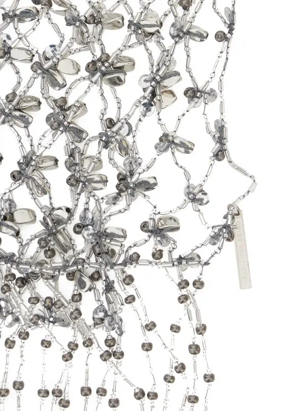 Dries Van Noten Necklace Scarf 'necklace Scarf' With Metallic Design In Fabric