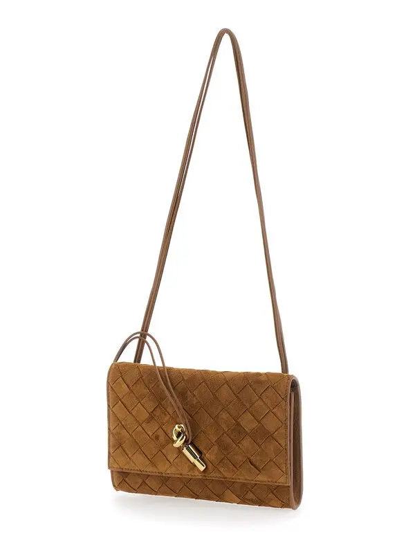 Bottega Veneta Andiamo Wallet On Strap Intreccio 15
