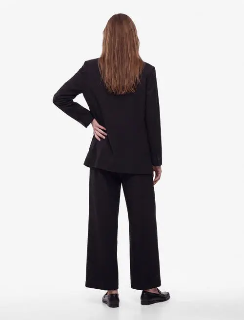 Koton Pleated Wide Leg Barrel Pants Trousers With Pockets