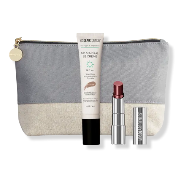 MDSOLARSCIENCES Balm Squad Spf Bb Creme & Lip Balm Set With Bag - Medium/spice