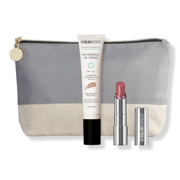 MDSOLARSCIENCES Balm Squad Spf Bb Creme & Lip Balm Set With Bag - Light/blush
