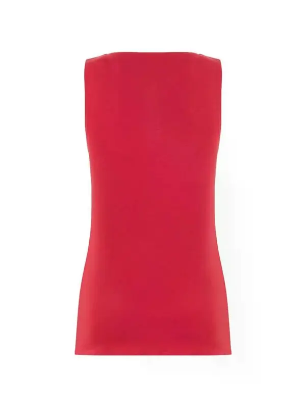 Wolford Jersey Sleeveless Top - Red