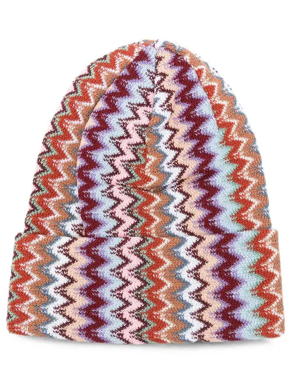 Missoni Zig-zag Pattern Beanie - Multi