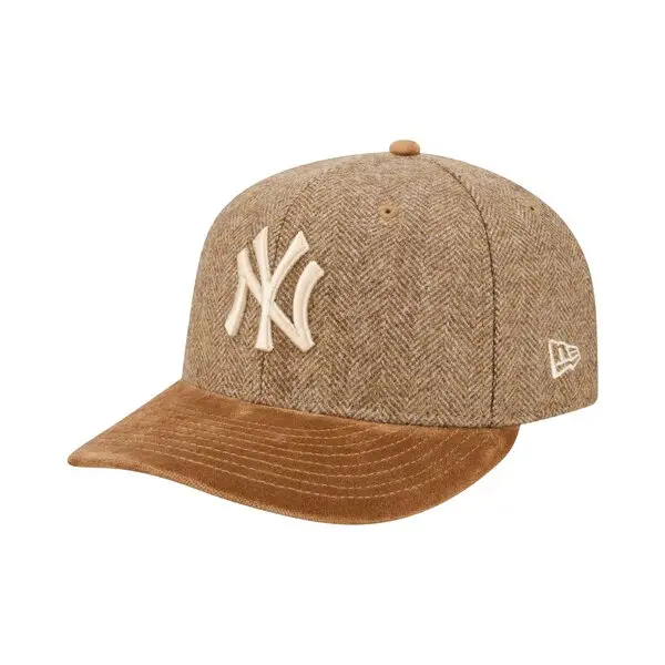 New Era New York Yankees Moon Brisbane Moss Visor 59fifty Fitted 'none - Brown