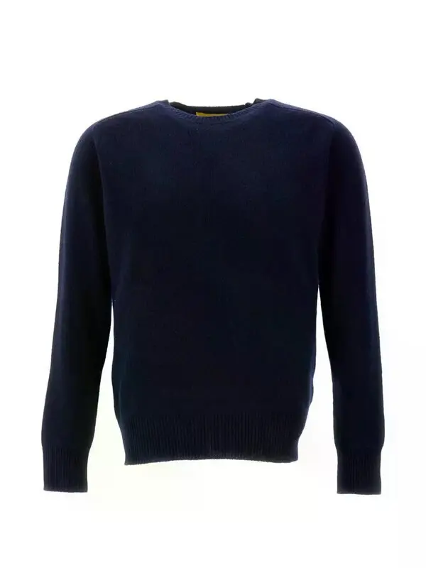 CUSTOMER LOVERS Crew-neck Ribbed-trim Sweater