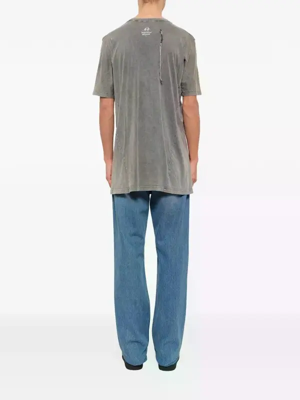 11 BY BORIS BIDJAN SABERI Dye-pattern Graphic-print T-shirt