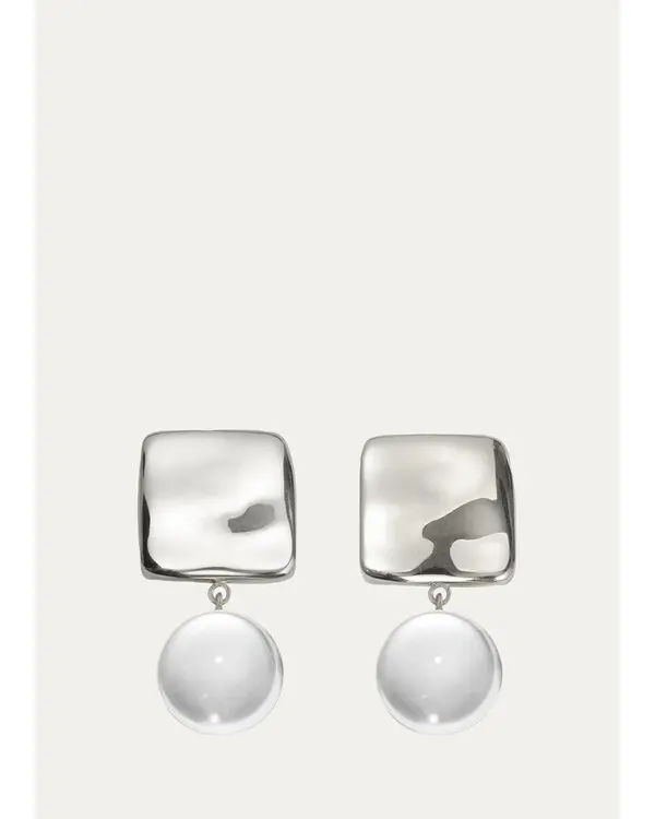 Agmes Luca Earrings With Quartz