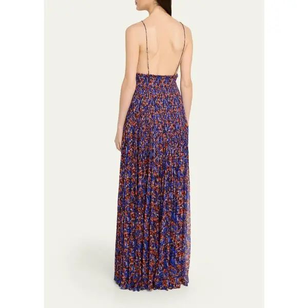 Ulla Johnson Atrani Floral Silk Chiffon Maxi Dress