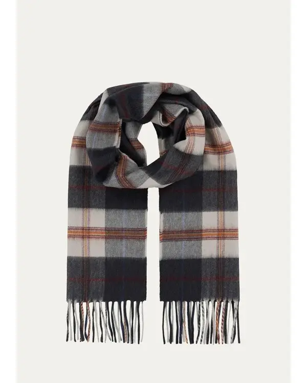 BEGG X CO Arran Bennet Cashmere Plaid Scarf - Multi
