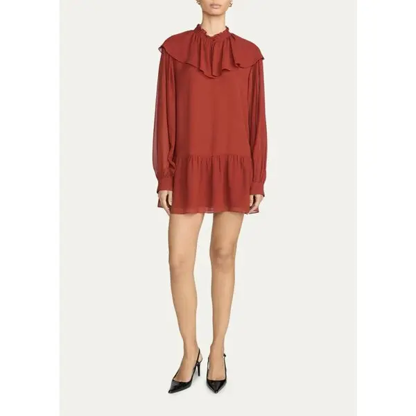 FRAME The Silk Soiree Mini Dress
