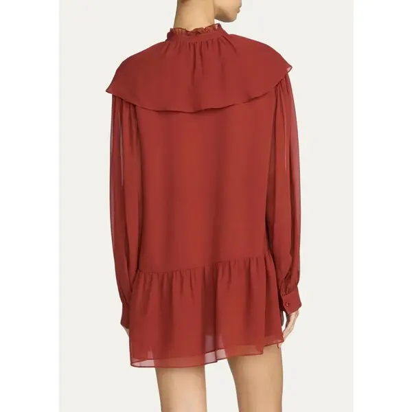 FRAME The Silk Soiree Mini Dress