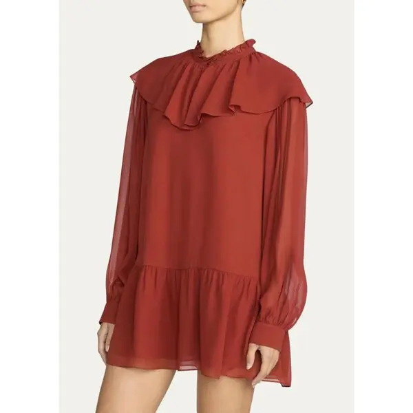 FRAME The Silk Soiree Mini Dress