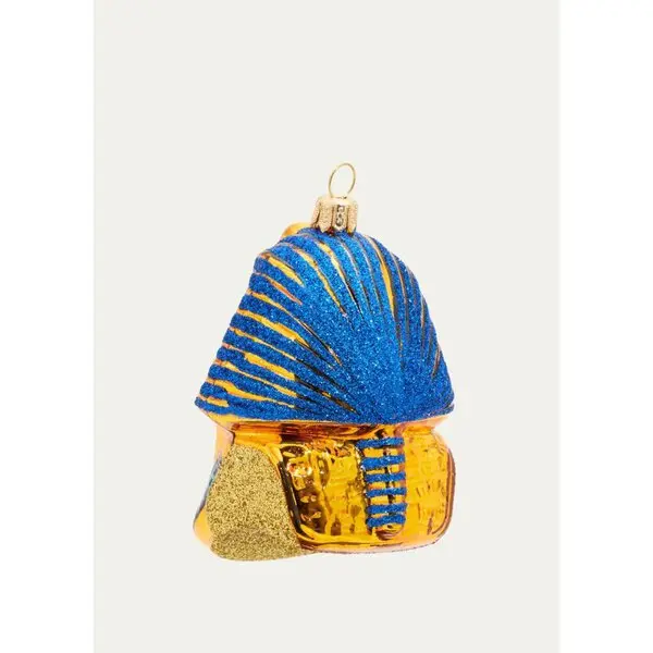 IMPULS Glass Mask Of King Tut Ornat