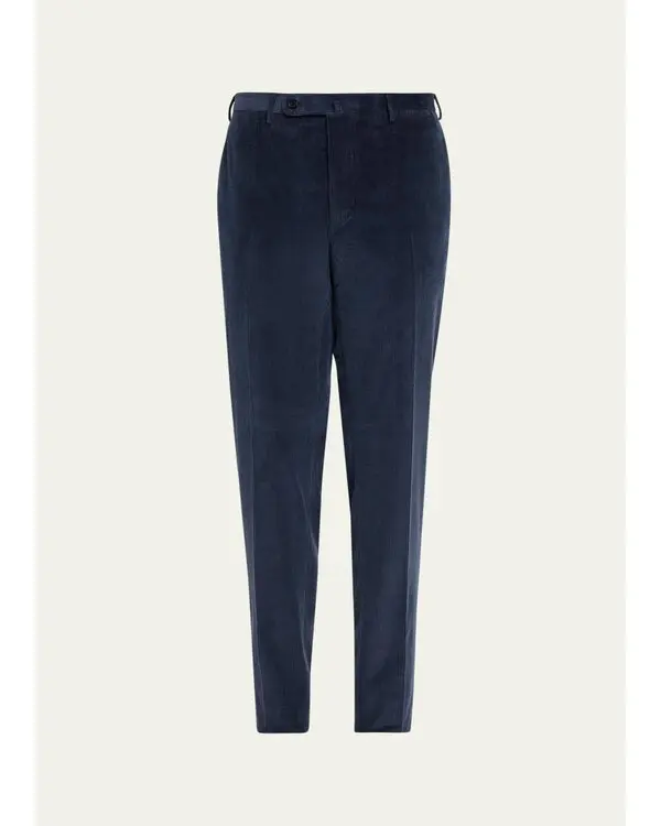 Incotex Cashmere Corduroy Pants - Medium Blu