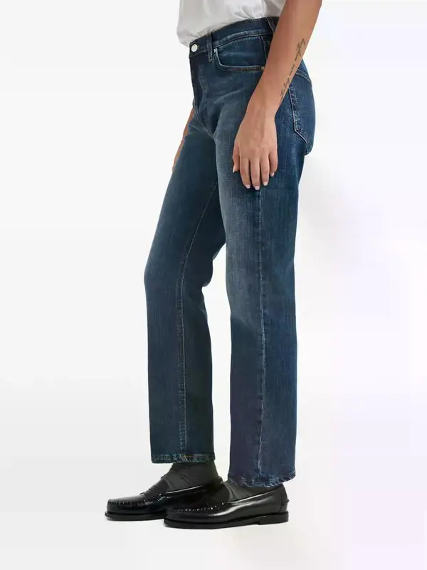 DONDUP Donna Bessie Faded Straight-leg Jeans