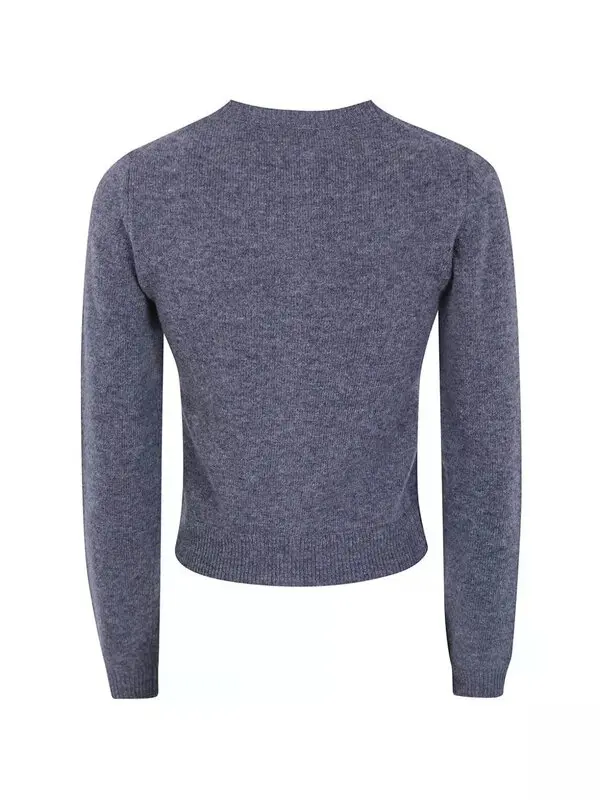 Chloé Logo-patch Button-down Cardigan - Grey