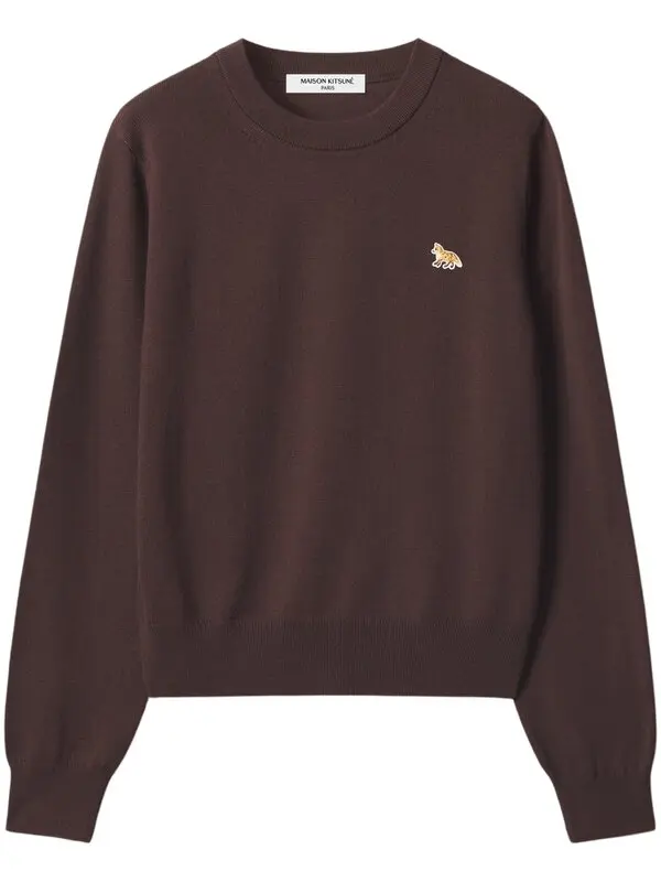 Maison Kitsuné Fox Logo Crewneck Sweater