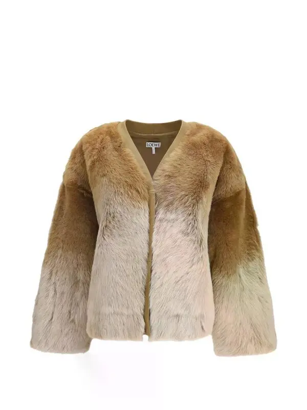 Loewe Cardigan In Shearling