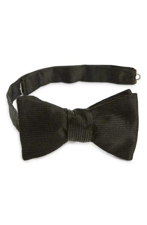 Eton Silk Blend Bow Tie - Black