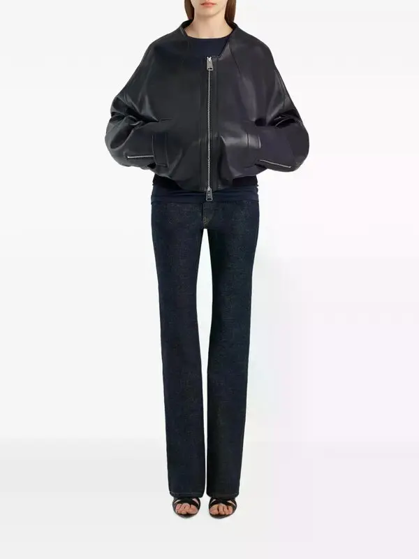 Khaite Hewit Jacket In Dark Navy - Blue