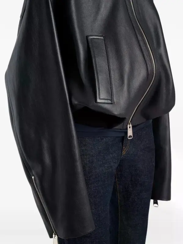 Khaite Hewit Jacket In Dark Navy