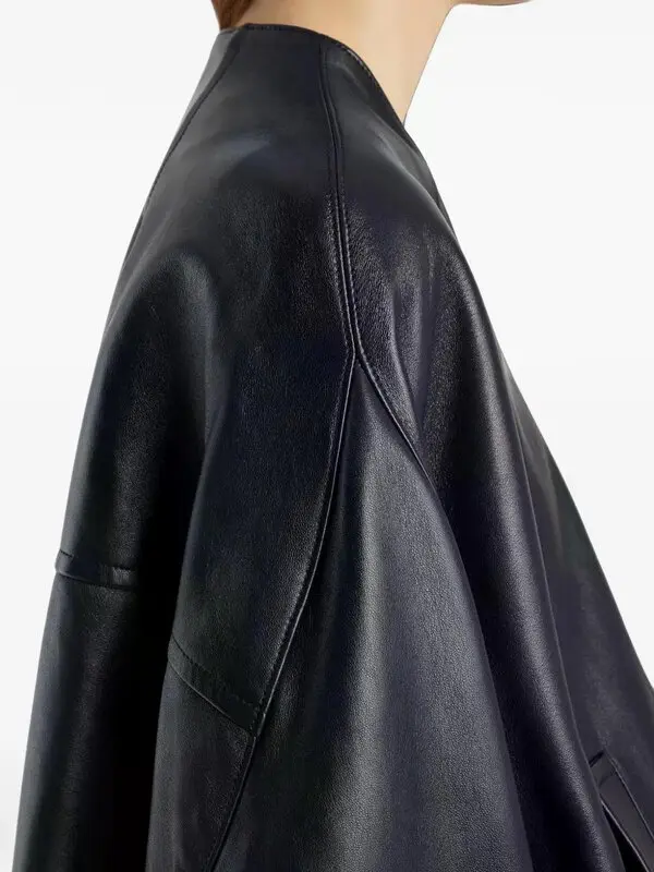Khaite Hewit Jacket In Dark Navy