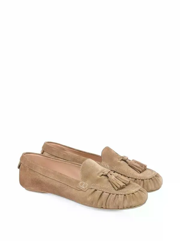 GIANVITO ROSSI Thèa Ballet Flats - Neutrals