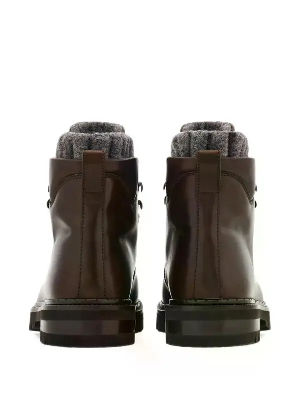 FERRAGAMO Wool-lined Utility Boots