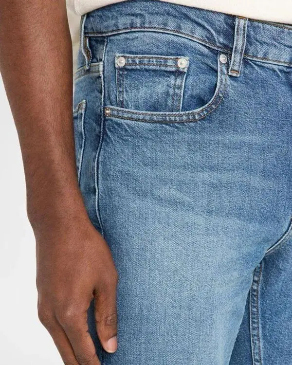 FRAME Apos;s Comfort Denim Straight Leg Jeans - Echo