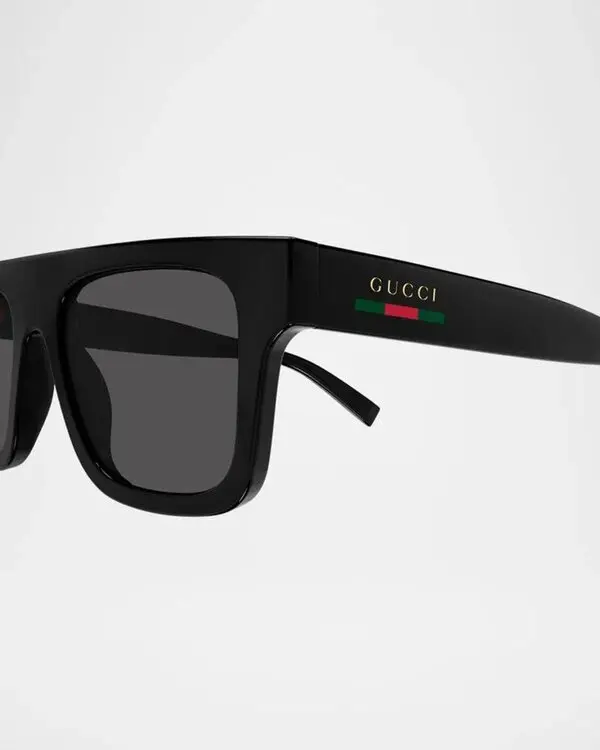 Gucci Apos;s Gg2235s Lines Square Injection Sunglasses