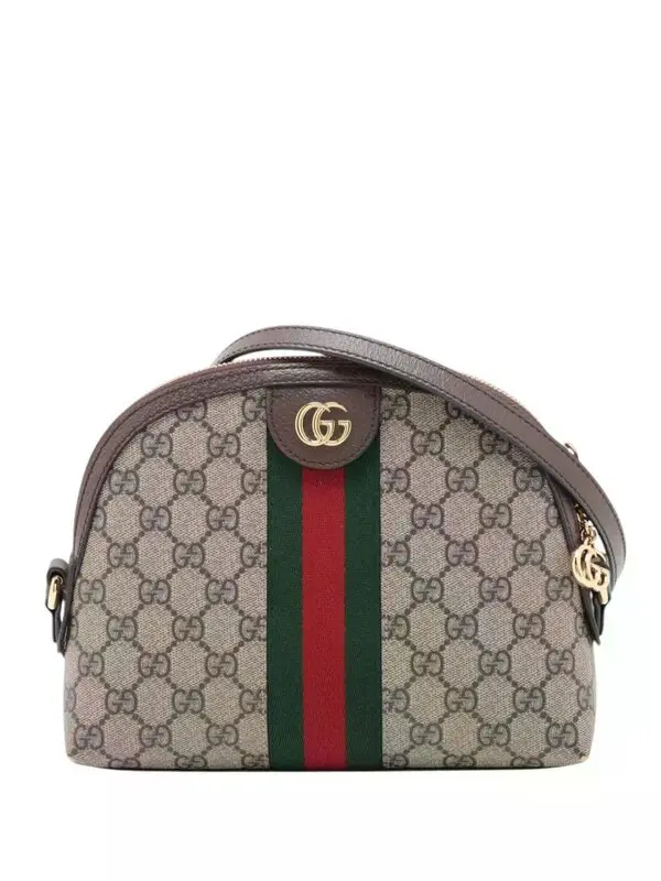 Gucci 2000-2015 Small Gg Supreme Web Ophidia Dome Crossbody Bag