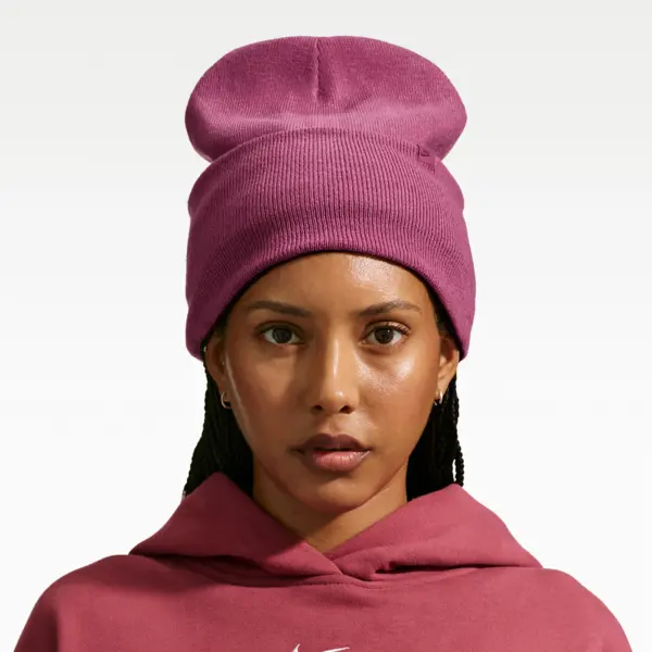 Nike Peak Tall-cuff Satin-lined Beanie