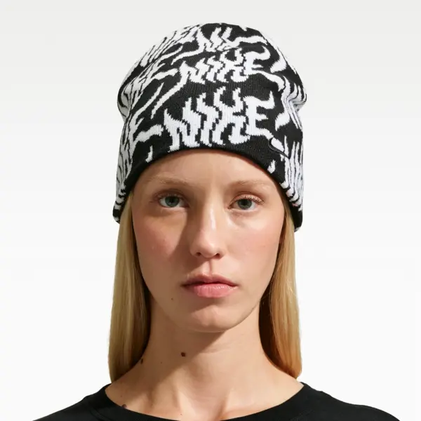 Nike Peak Uncuffed Graphic Beanie