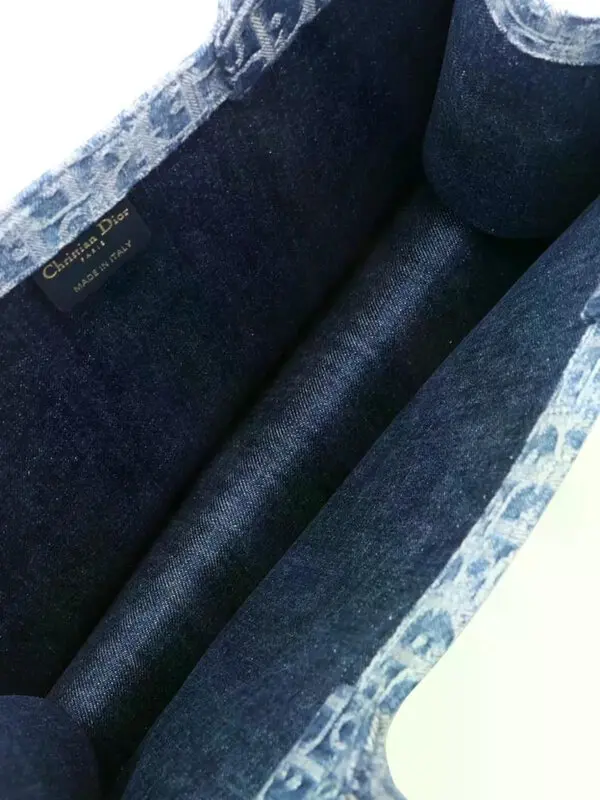 Dior 2000-2026 Medium Oblique Denim Book Tote Bag
